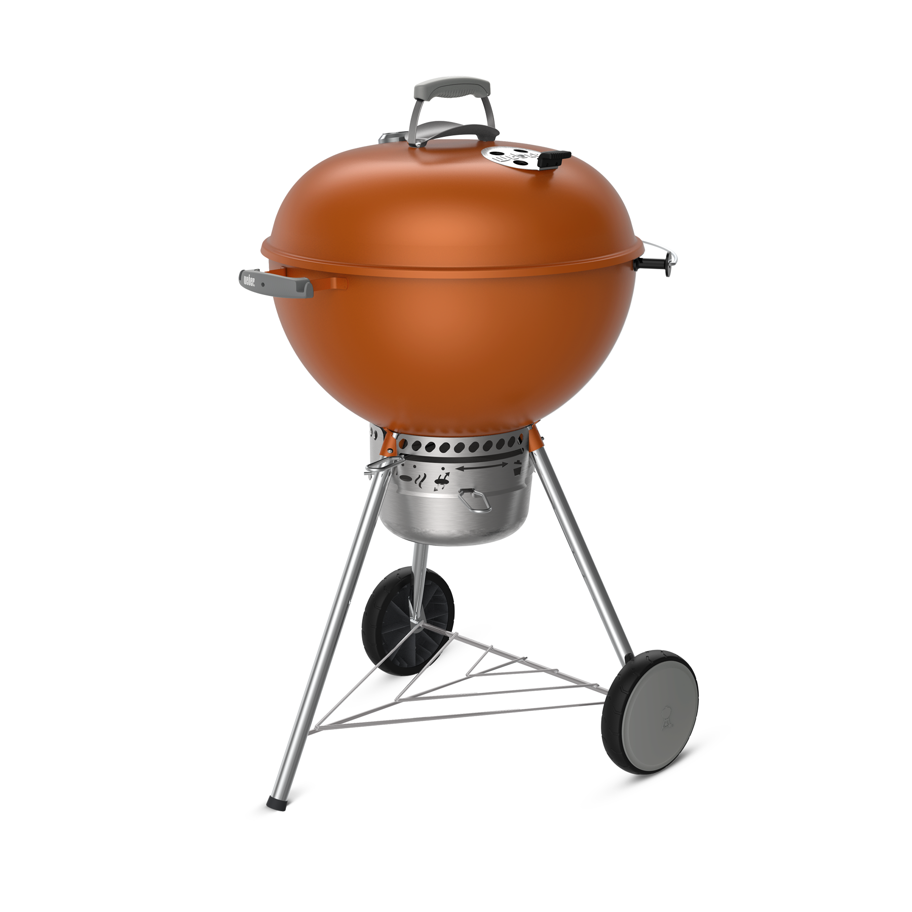 Master Touch 22’: Burnt Orange Charcoal Grill | Weber