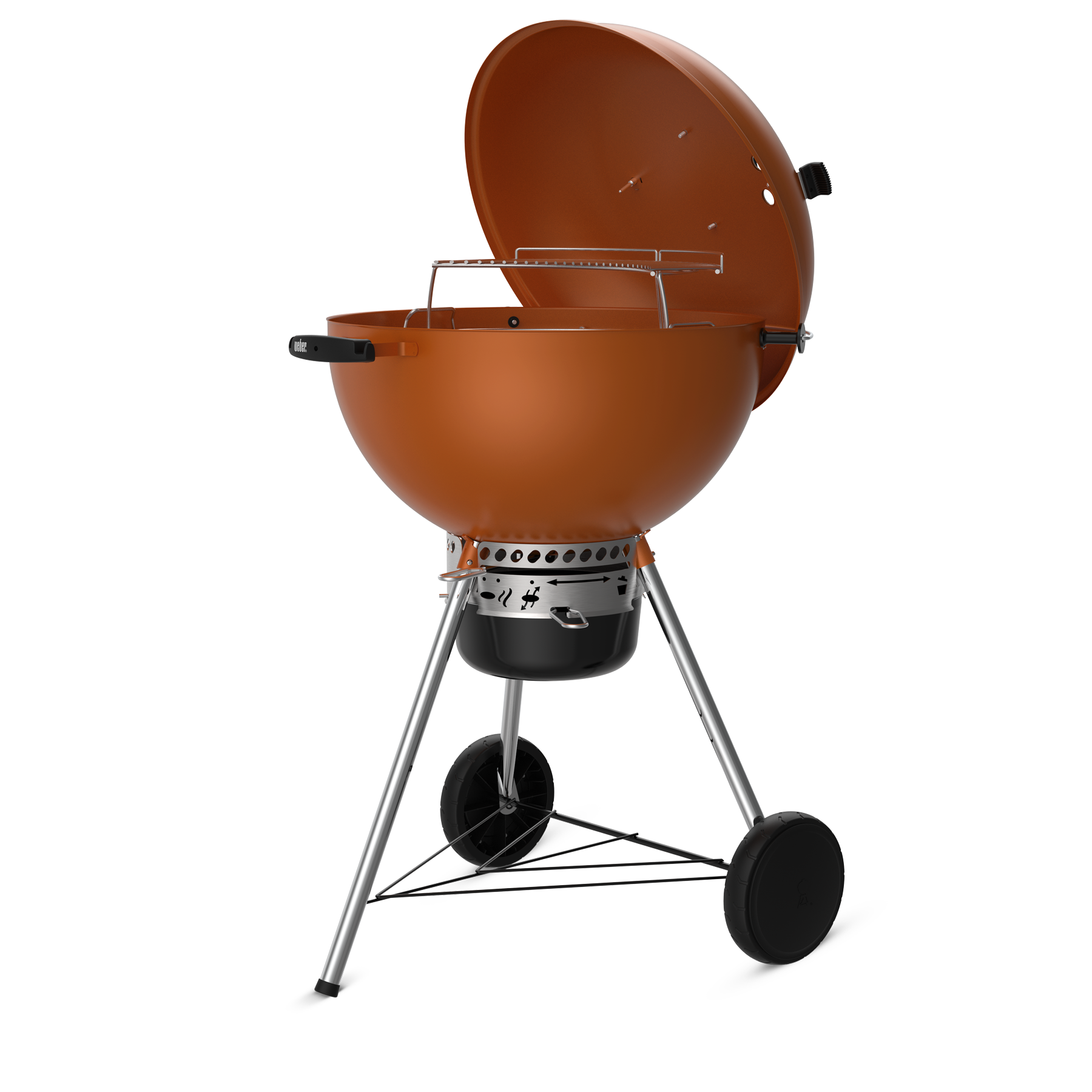 Master Touch 22’: Burnt Orange Charcoal Grill | Weber