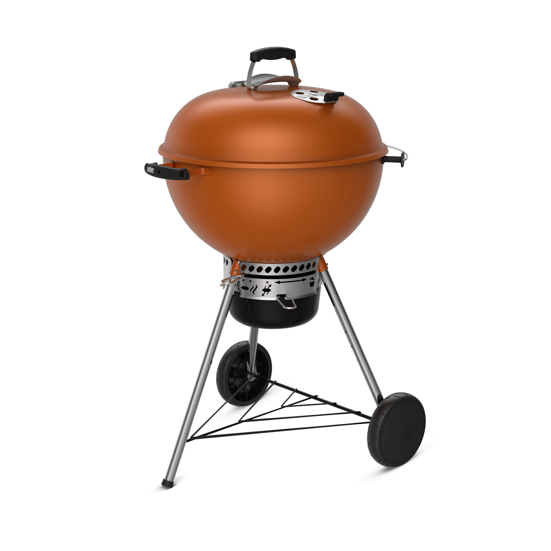 Master Touch 22’: Burnt Orange Charcoal Grill | Weber