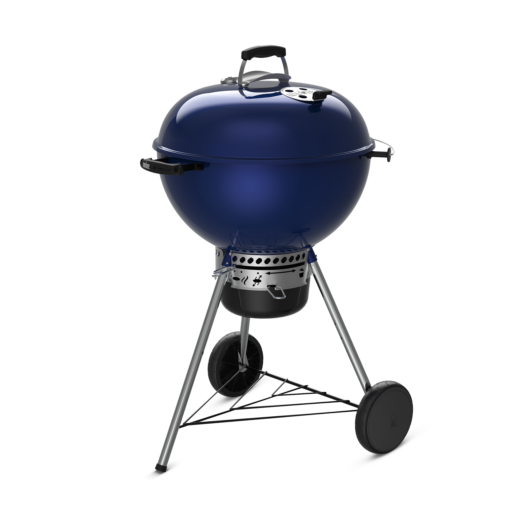 Master Touch 22’: Deep Ocean Blue Charcoal Grill | Weber
