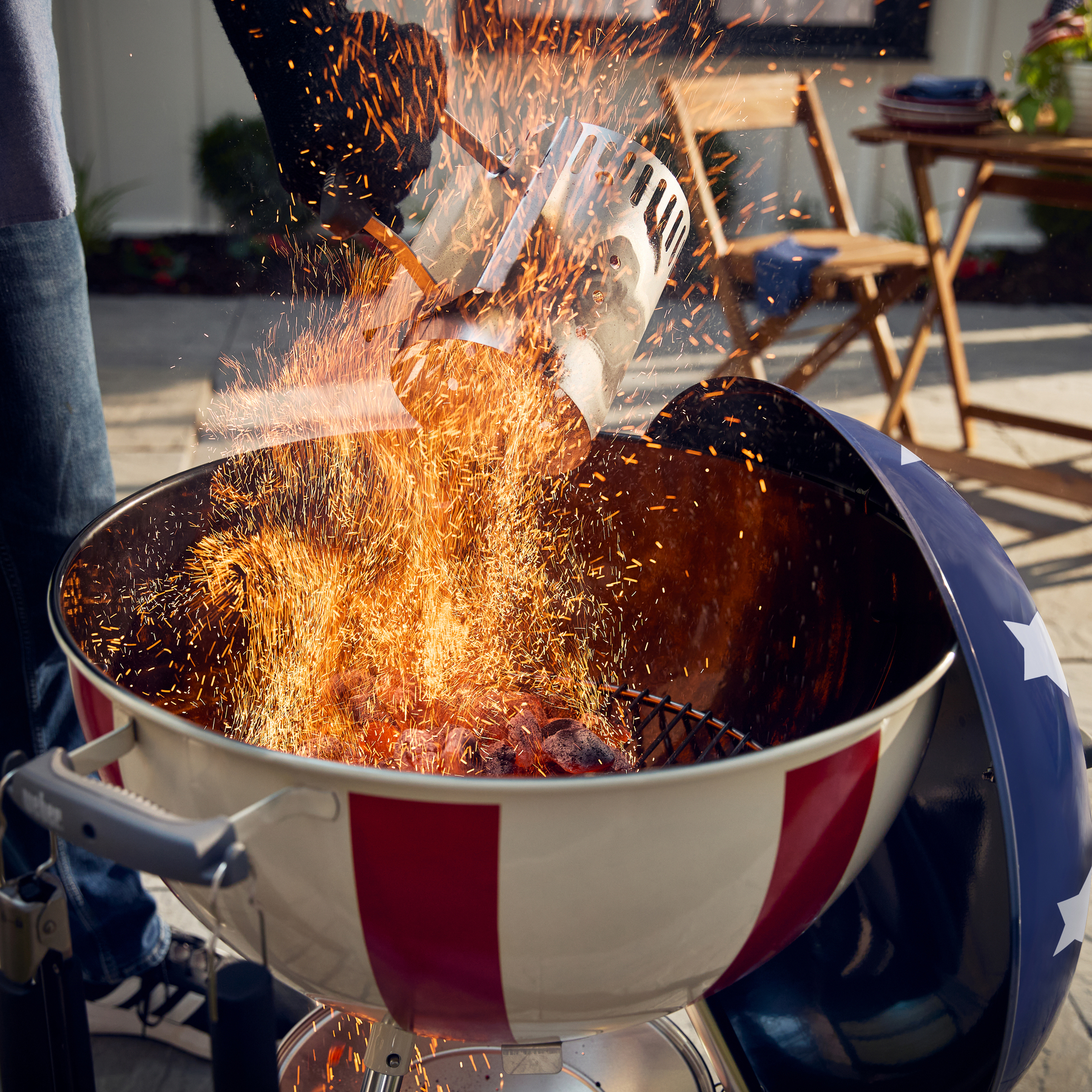 Weber 22” Star-Spangled Kettle