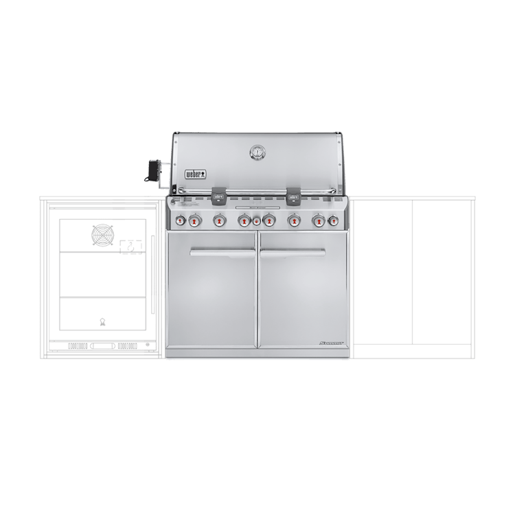Summit® S-660 Built-In Gas Barbecue (Natural Gas) | Summit® Series ...