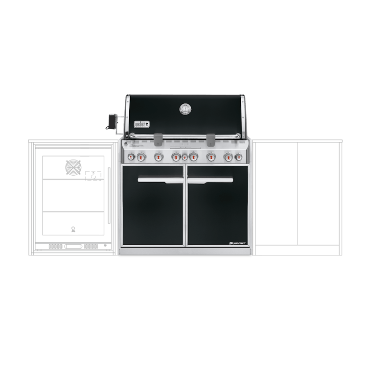 Summit® E-660 Built-In Gas Barbecue (Natural Gas) | Summit® Series ...