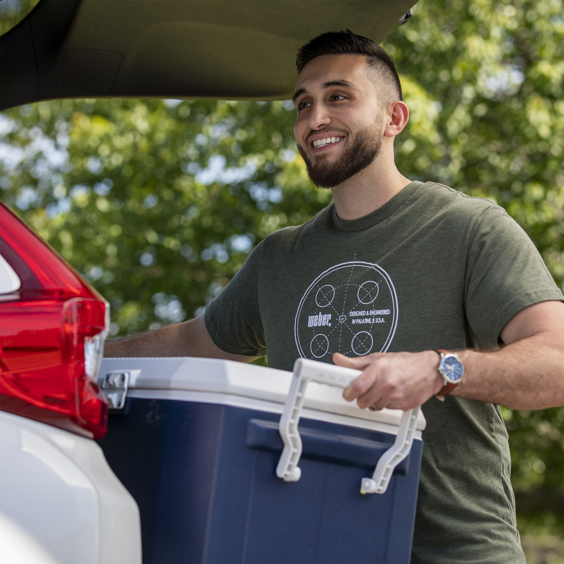 Weber® T-Shirt - Green | Merchandise and Outdoor Lifestyle | Weber Gear ...