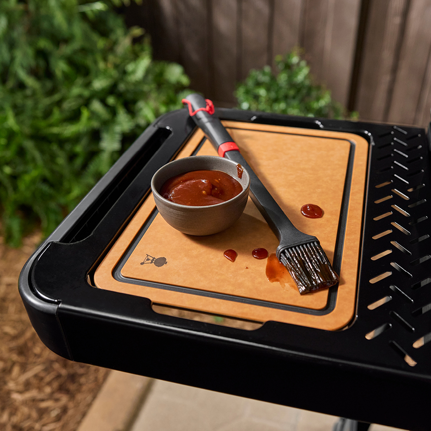 Weber Works™ Side Table | Fits Searwood® & Smoque™ Grills