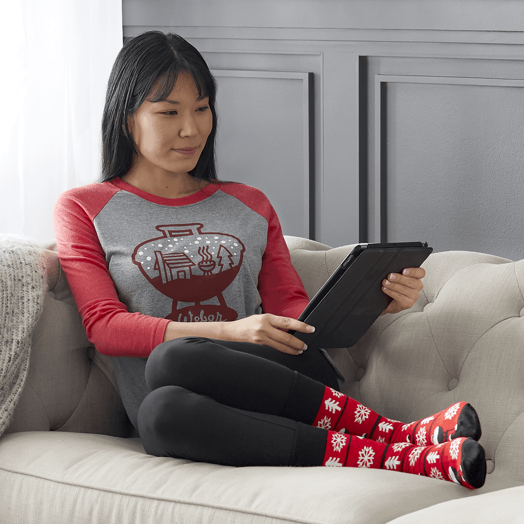 Weber® Winter Grilling Club Raglan Shirt | Merchandise and Outdoor ...