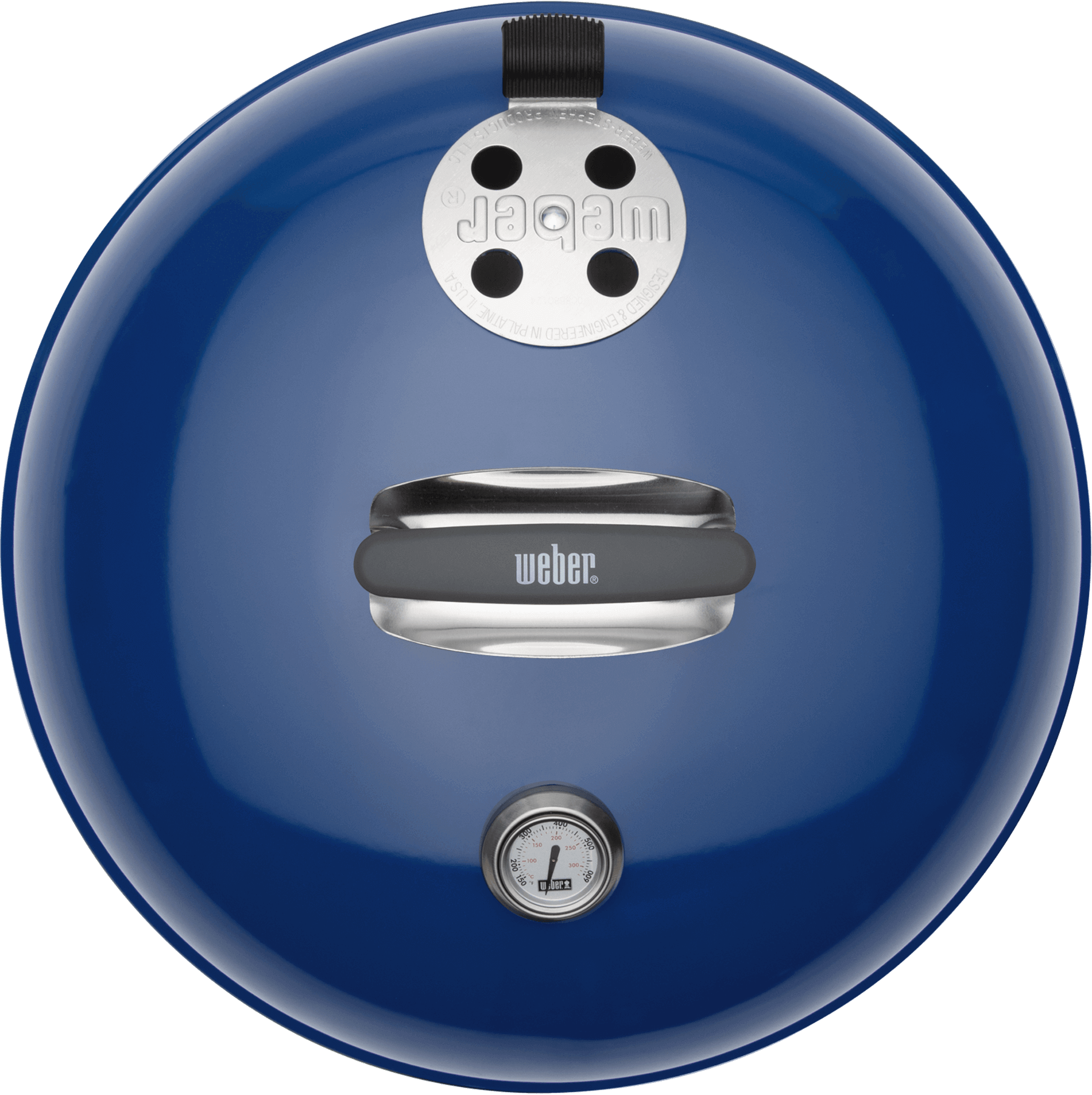 Master Touch 22’: Deep Ocean Blue Charcoal Grill | Weber