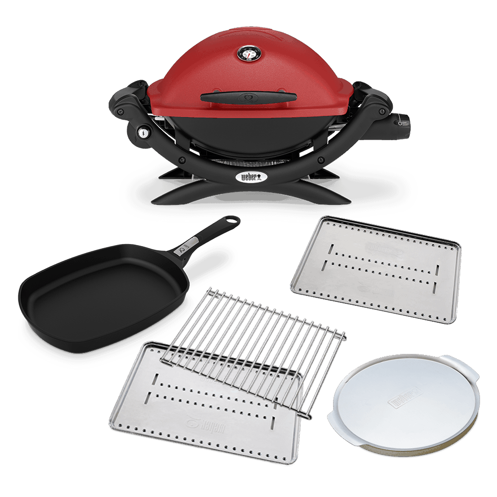 Weber Baby Q Red Black Friday Bundle | Weber BBQ
